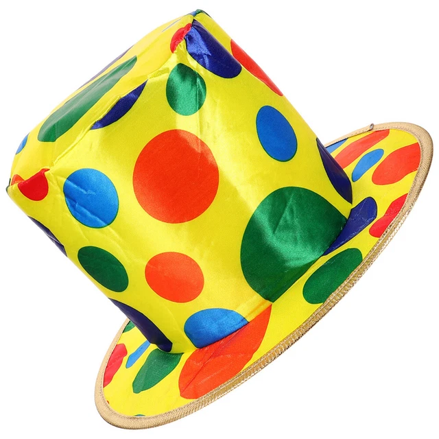 CLOWN HAT HAT Brim Fancy Dress Accessory for Party Costume Carnival £10 ...