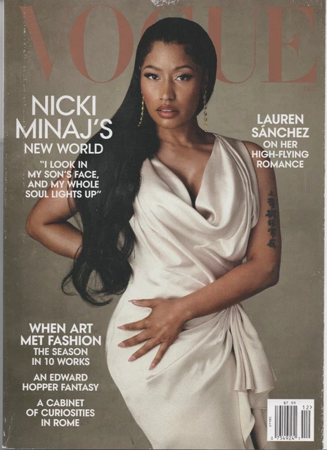 VOGUE MAGAZINE DECEMBER 2023 - Nicki Minaj's New World Lauren Sanchez £ ...