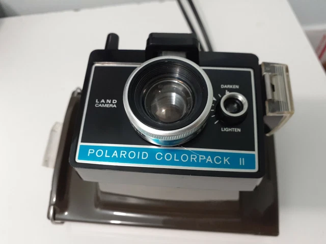 POLAROID COLORPACK II Land Camera With Carrying Case And Supplies £15. ...