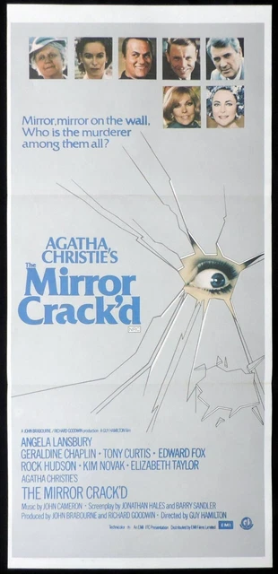 THE MIRROR CRACK'D Daybill Movie poster Agatha Christie Elizabeth ...