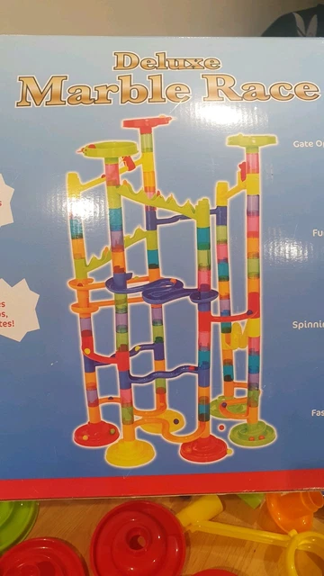 MARBLE RUN RACE Set Construction Building Blocks Toy Game Track £3.99 ...