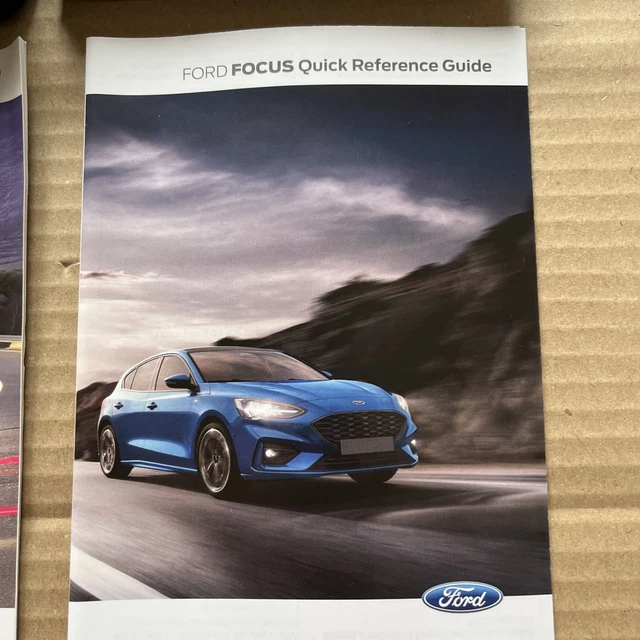 GENUINE FORD FOCUS Mk4 2018-2022 Owners Manual Handbook Service Book ...