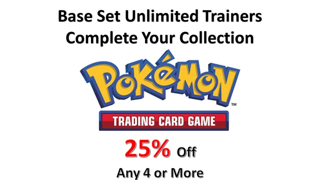 VINTAGE POKÉMON BASE Set Trainer Cards Complete Your Set Choose Your ...