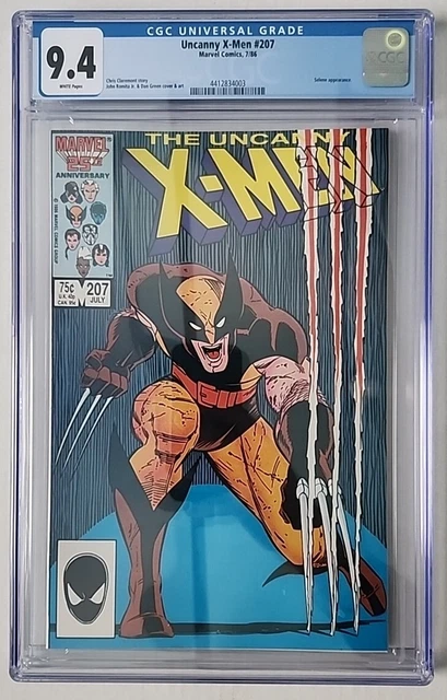 UNCANNY X-MEN #207 CGC 9,4 numéro clé John Romita Jr couverture art comme neuf EUR 9,65 ...