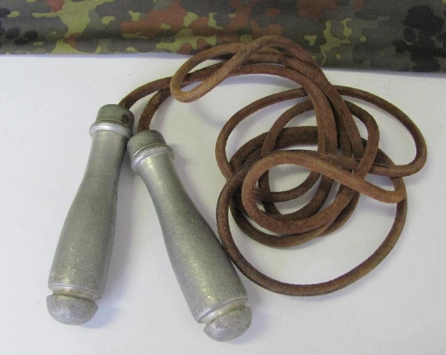WW2 ORIGINAL GERMAN Luftwaffe Paratrooper Training Leather Jumping Rope ...
