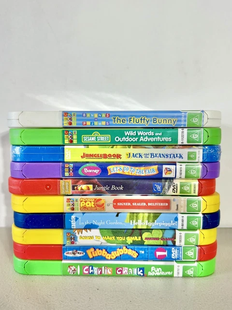 ABC FOR KIDS DVD Bundle X 10 Bananas In Pyjamas Sesame Street Postman ...