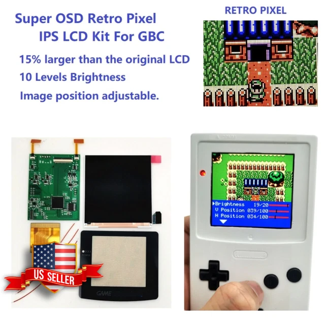 GBC GAME BOY Color Q5 IPS Backlight with OSD EUR 50,35 - PicClick DE