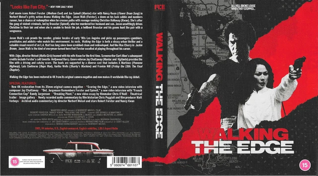 WALKING THE EDGE Blu-ray (2024 - Restored) - Robert Forster, Nancy Kwan - UNCUT £14.25 - PicClick UK
