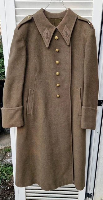 UNIFORME CAPOTE MANTEAU officier lieutenant français coloniale ww2 ...