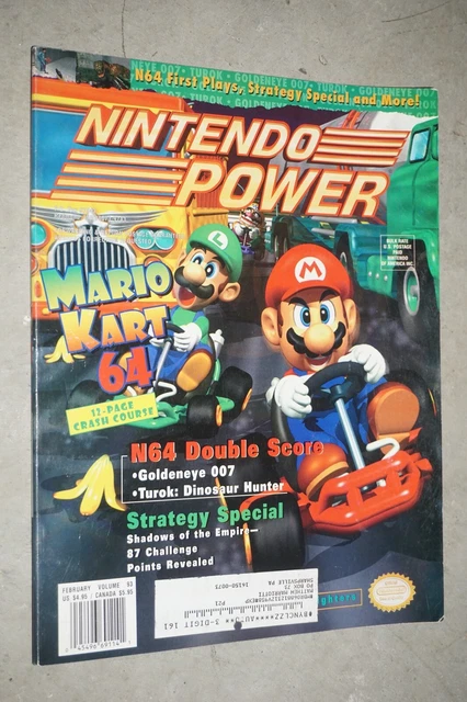 NINTENDO POWER VOLUME 93 Mario Kart 64 Magazine GREAT w/ Poster £29.18 ... NINTENDO POWER VOLUME 93 Mario Kart 64 Magazine GREAT w/ Poster £29.18 ...