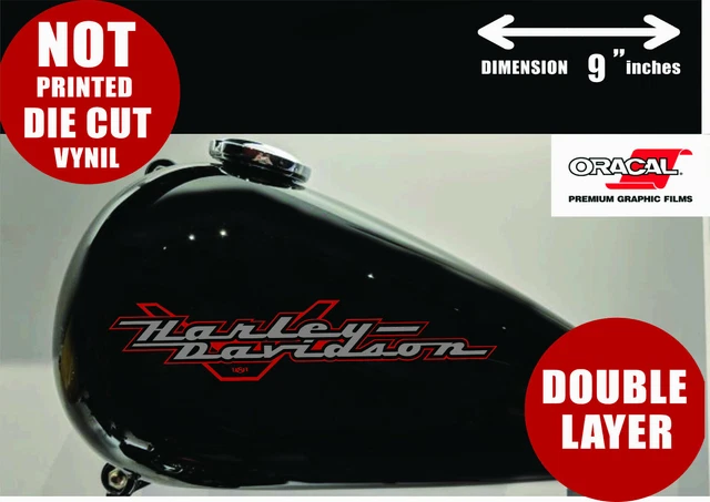 HARLEY DAVIDSON GAS tank STICKER TANK logo Decal motorcycle tank decal ...