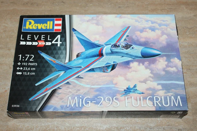 REVELL 03936 MIG-29S Fulcrum 1:72 NEU mit OVP EUR 22,95 - PicClick DE