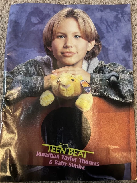 RARE EARLY 90S JTT JONATHAN TAYLOR THOMAS Teen Beat Magazine Clippings ...