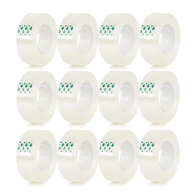 TRANSPARENT TAPE CLEAR Tape Refills for Dispenser,Office,Home,School ...