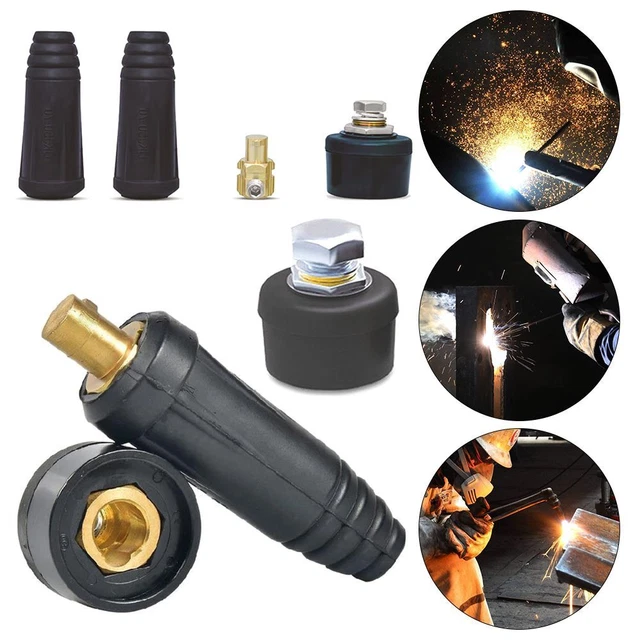 PLUG ADAPTOR CABLE Connector Clamp Female Male Welding Machine Quick ...