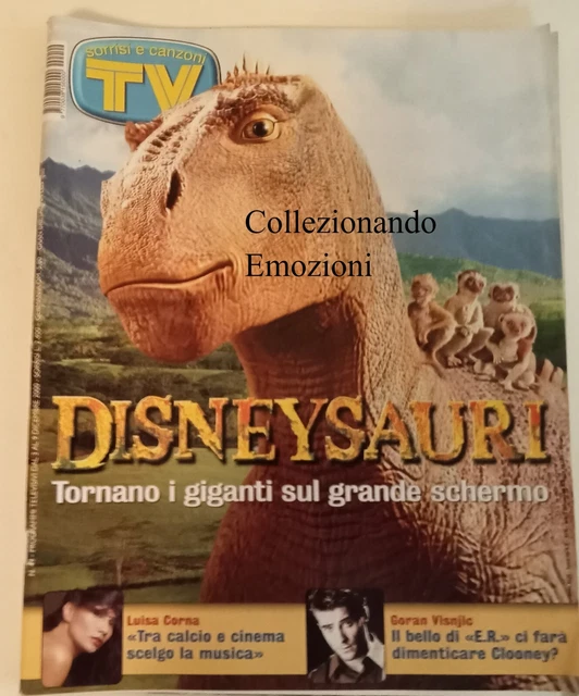 TV SORRISI E CANZONI N.49 2000-Disneysauri-Luisa Corna-Renato Zero- EUR ...