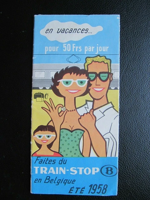 SNCB BELGIAN RAILWAYS brochure route map edition 1957 EUR 8,99 ...