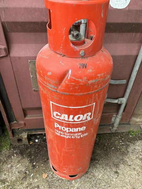47KG PROPANE EMPTY Gas Bottle Calor GAS - Patio Heater - BBQ - Camping ...