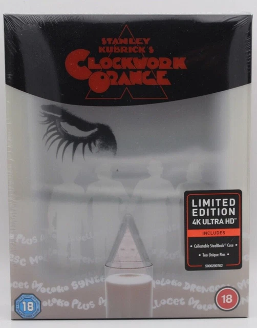 A CLOCKWORK ORANGE - 50th Anniversary Edition - 4K Ultra HD Blu-Ray - NEW £64.99 - PicClick UK