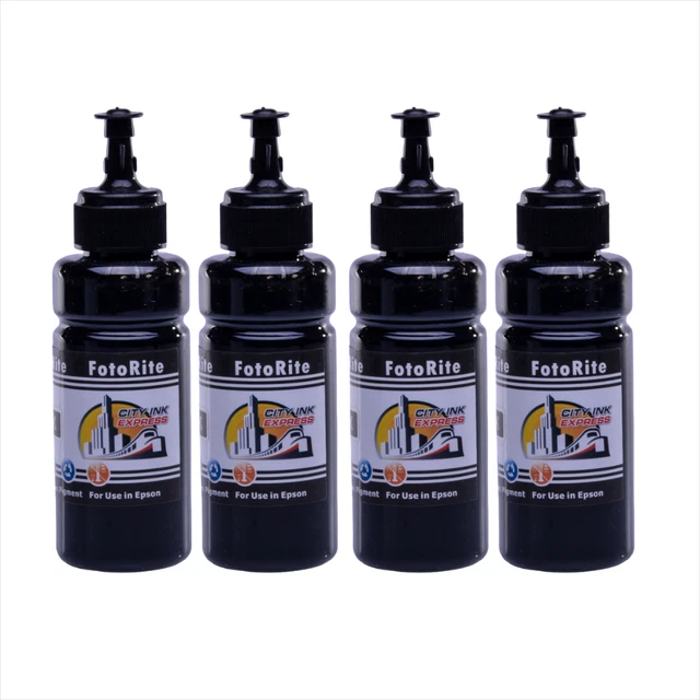 103 4 BLACK ink refills for Epson L3550,L3560 Printers Value Non - Oem ...