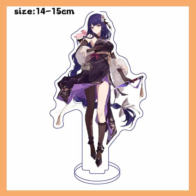 GENSHIN IMPACT RAIDEN Shogun Acrylic Figure Stand Table Decors Gift ...