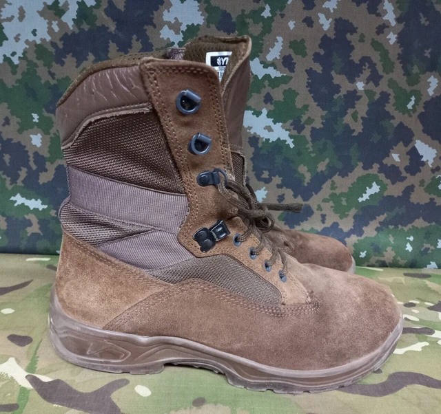 YDS FALCON DESERT Army SAS Military Surplus Male Combat Assault Boots ...