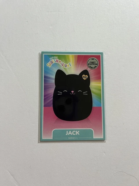 SQUISHMALLOW TRADING CARD First Edition Jack the Cat #50 £87.30 ...