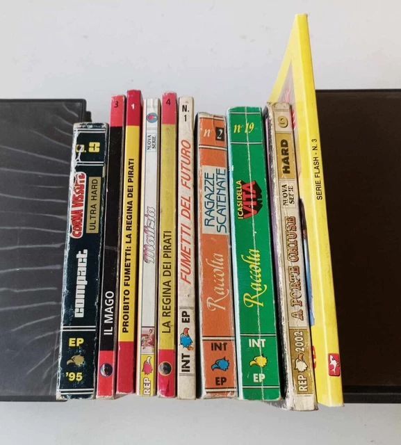 LOTTO DI 10 Fumetti vintage -CORNA VISSUTE, A PORTE CHIUSE, LA REGINA DEI PIRATI EUR 9,90 ...