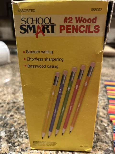 (70) CRAYONS EN bois School Smart #2 non affûtés EUR 4,63 - PicClick FR
