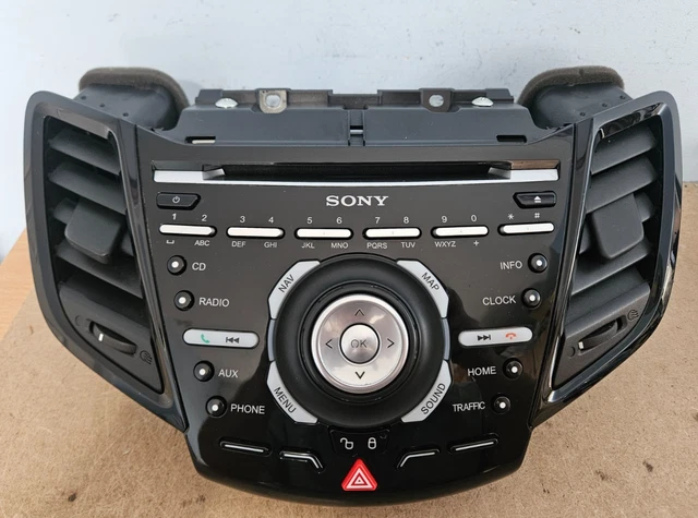 FORD FIESTA MK7.5 St Sony Car Radio Stereo Cd Player Head Unit Sat Nav ...