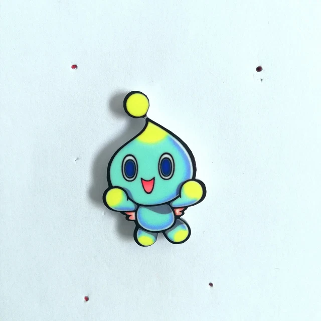 SONIC THE HEDGEHOG - Chao - Happy Normal Chao - Pin Badge £2.50 ...
