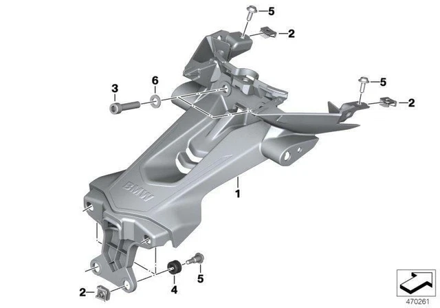 BMW MOTORRAD G310 licence plate holder for G310GS and G310R £28.95 ...