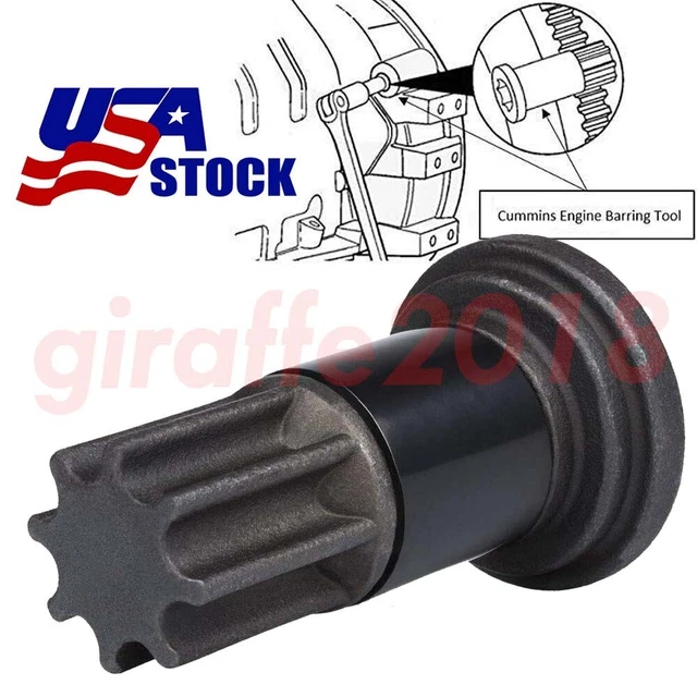 ENGINE BARRING/ROTATING TOOL for Cummins B/C Series & Dodge 3.9L/5.9L/6 ...