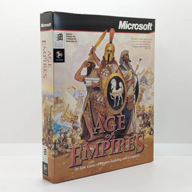 AGE OF EMPIRES Big Box Game, PC CD ROM, Windows 95, completo EUR 37,57 ...