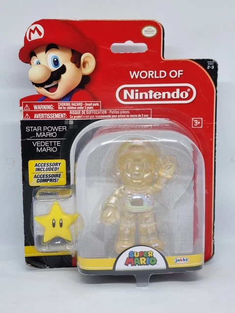 BNIB * ULTRA Rare* World Of Nintendo Star Power Mario Jakks Pacific ...