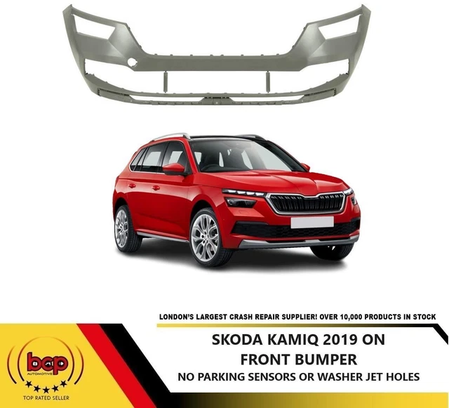 SKODA KAMIQ 2019 Onwards Front Bumper No Parking Sensors 658807221B £ ...