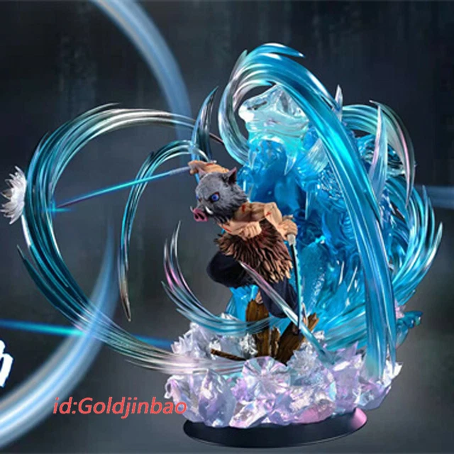 MODÈLE EN RÉSINE Scratch Studio Demon Slayer Hashibira Inosuke pré ...