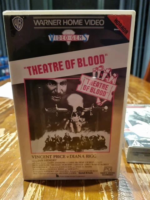 THEATRE OF BLOOD VHS Video Tape Rare Horror Vincent Price Big Box EUR ...