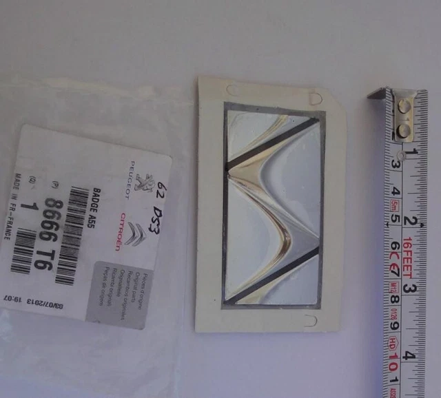 Logo Capot Ds Ds3 Ds4 Ds5 Ds6 Ds7 8666t6 Crossback Badge Original