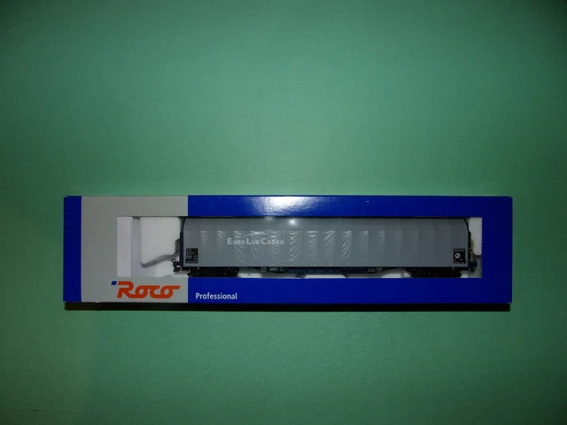 ROCO WAGON BÂCHÉ long EURO LUX CARGO CFL 47603 NEUF EUR 51,00 - PicClick FR