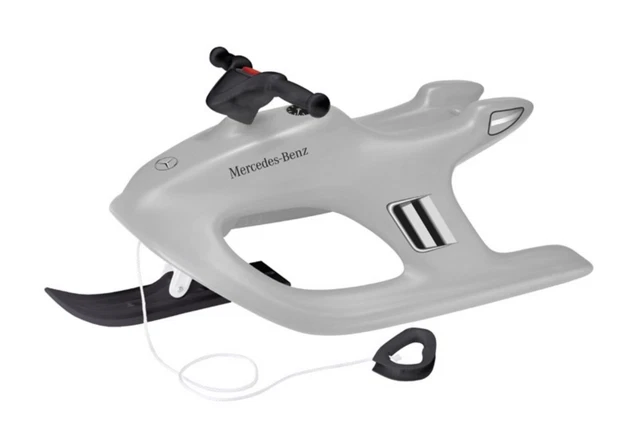 MERCEDES-BENZ LENKSCHLITTEN RODEL Silberpfeil Schnee-Bob - TOP ...