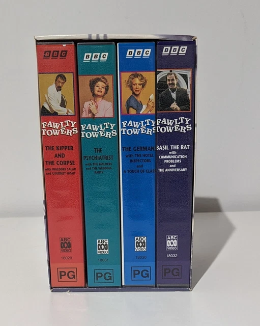 BBC FAWLTY TOWERS VHS Box Set (Sealed Tapes) John Cleese Comedy $15.00 ...