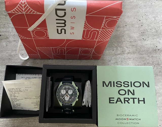 OMEGA X SWATCH Speedmaster MoonSwatch Blue Men's Watch - SO33G100 £219. ...