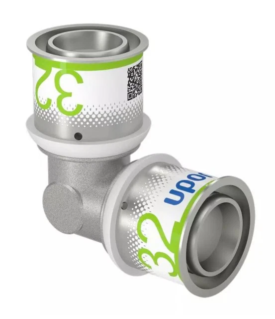 5 X UPONOR 32mm S-Press PLUS bends / elbows. Press-fit. 1070526 £25.99 - PicClick UK