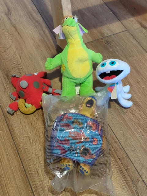 VINTAGE MCDONALD'S PLUSH - Bear Blue House, Digimon, Tiny Planets, Jim ...