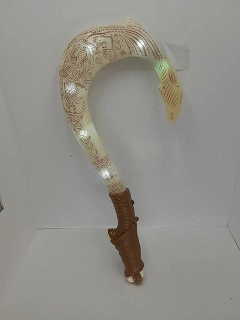 DISNEY MOANA MAUI’S Magical Fish Hook Lights Sounds Sword Jakks Pacific ...