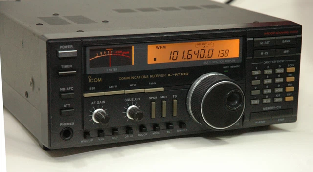 ICOM IC-R7100 HF Vhf Uhf Ricevitore 25MHz-2000MHz £431.73 - PicClick UK