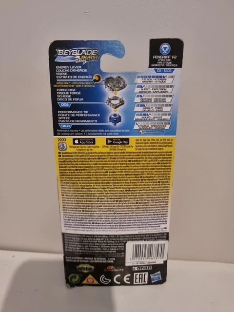 TOUPIE BEYBLADE BURST evolution fengriff f2 hasbro neuf EUR 20,00 ...