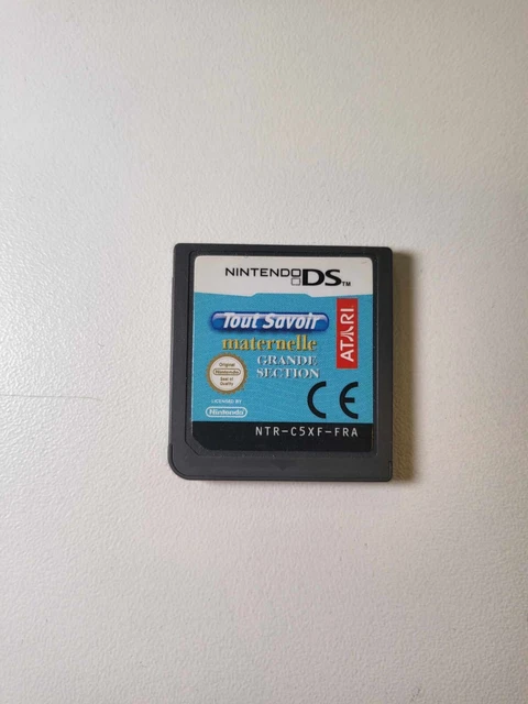 JEU NINTENDO DS Tout Savoir Maternelle Grande Section FRA en loose EUR ... JEU NINTENDO DS Tout Savoir Maternelle Grande Section FRA en loose EUR ...
