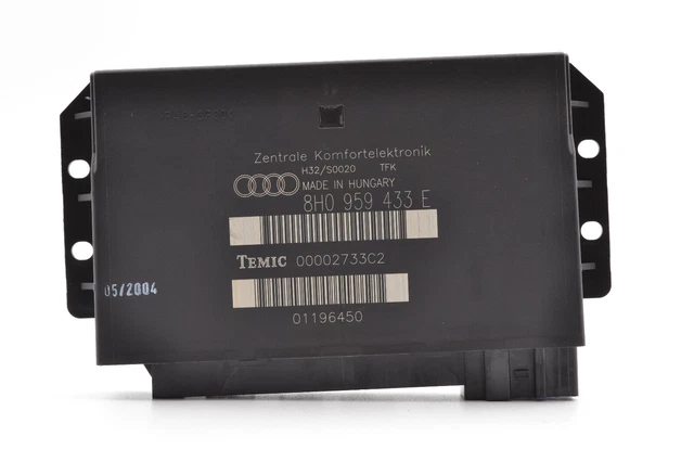 2003-2009 AUDI A4 S4 B7 Convertible Cabrio Ccm Bcm Body Comfort Control ...
